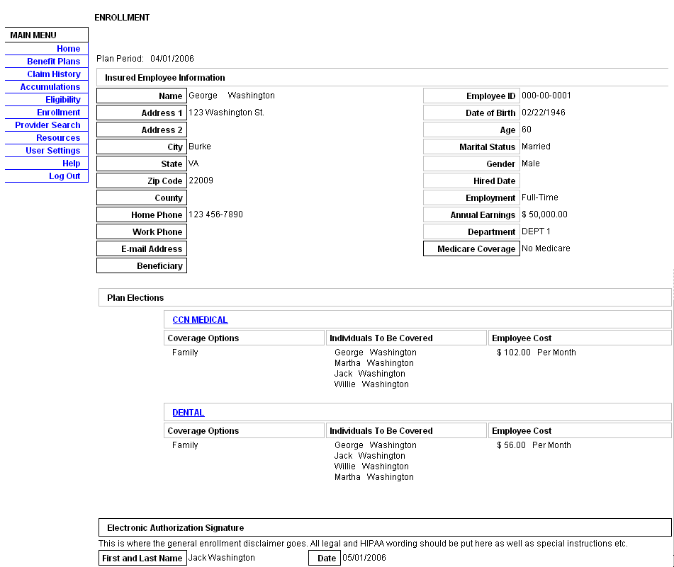 Enrollment Record - Enrollment